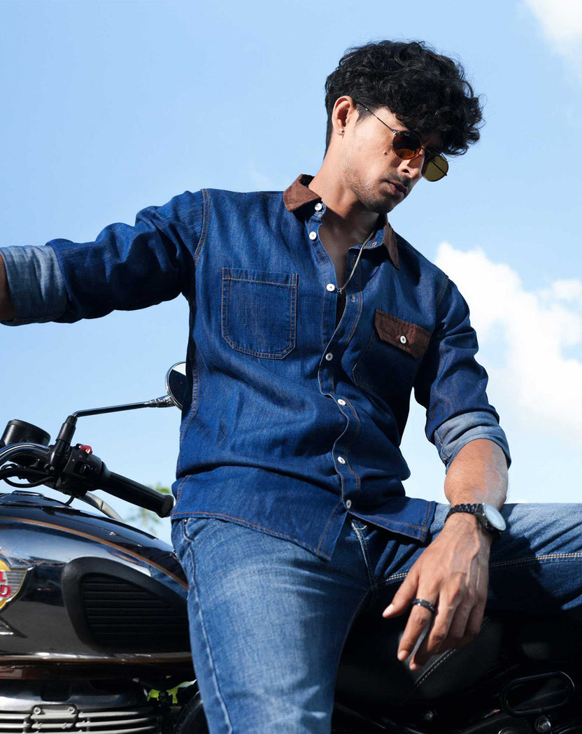 Dark Contrast Denim – V O Y A G E