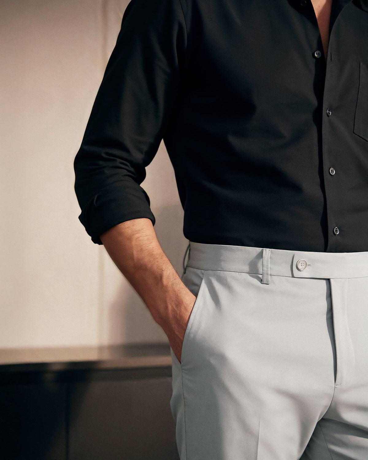 Formal Pant - Cloud Grey – V O Y A G E